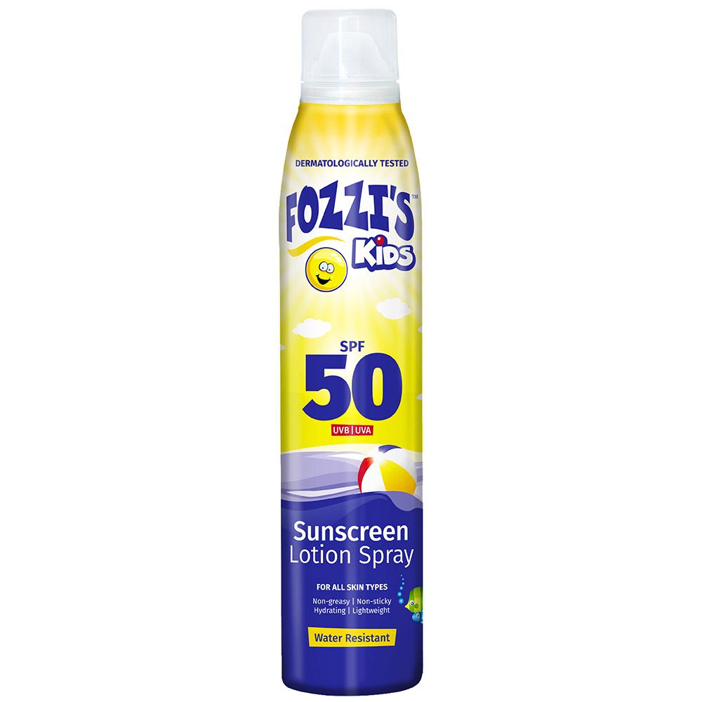 Fozzi’s Kid’s Sunscreen Lotion Spray SPF50 – 200ml – Fozzis